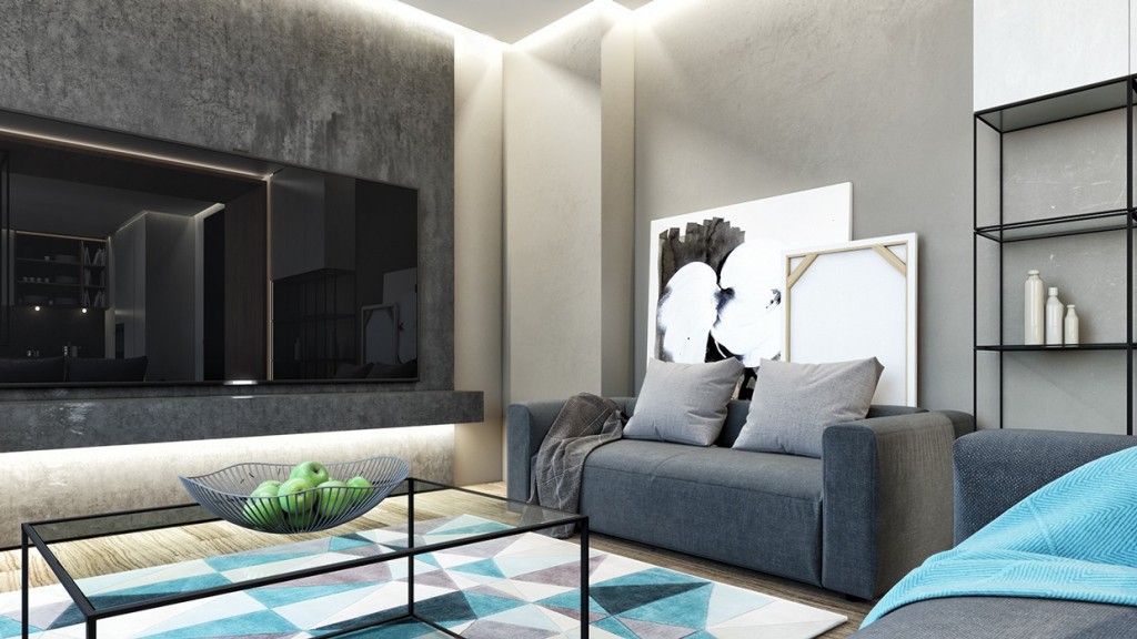 4 Posh Apartment Interior Design In A Small Space - RooHome