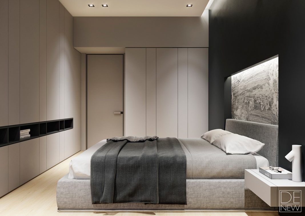 Modern Apartment Design Ideas With The Soft And Sleek Texture - RooHome