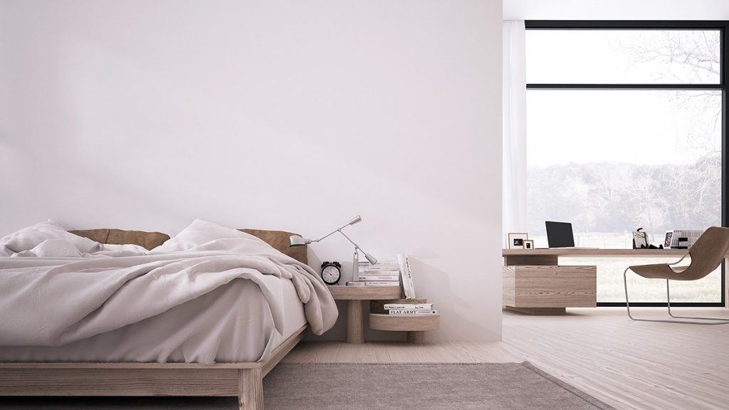 White Interior Design Style With Low-Profile Furniture - RooHome