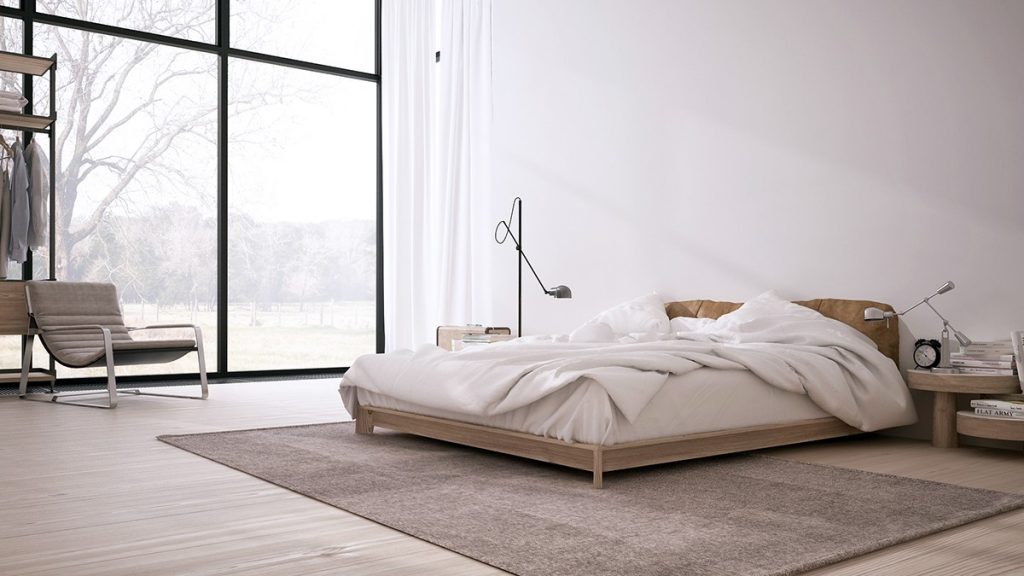White Interior Design Style With Low-Profile Furniture - RooHome