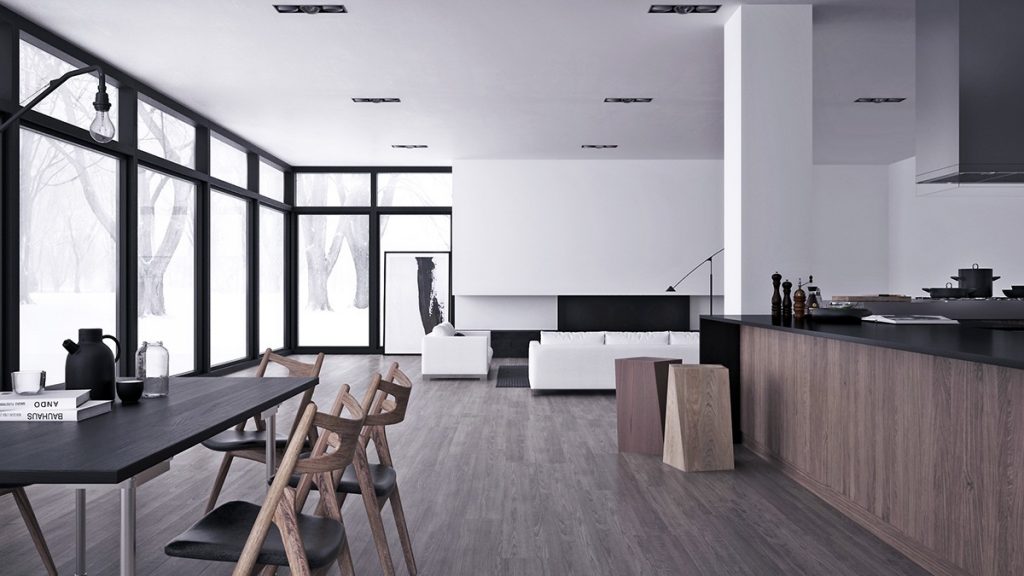 White Interior Design Style With Low-Profile Furniture - RooHome