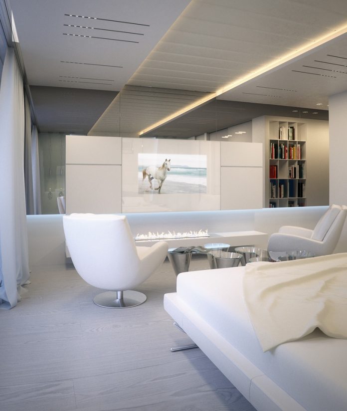 White Apartment Interior Design That Will makes you spellbound - RooHome