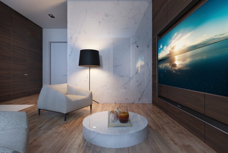 Creative Studio Apartment Design Ideas With Dark Color Shades - RooHome