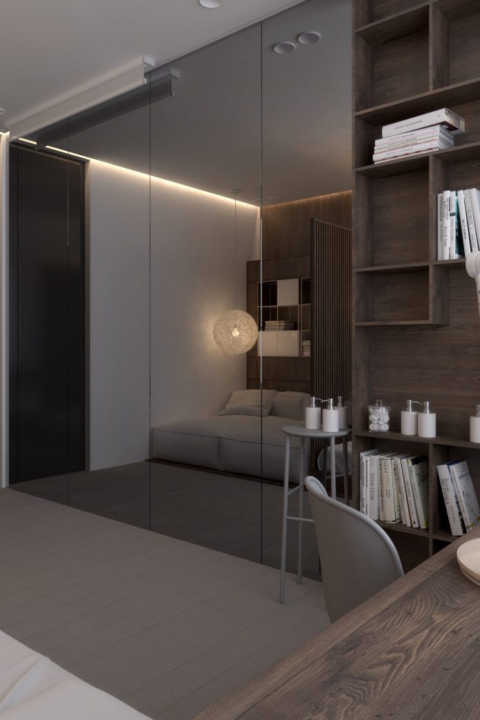 Luxurious Apartment Design With Sexy Dark Interior Style - RooHome