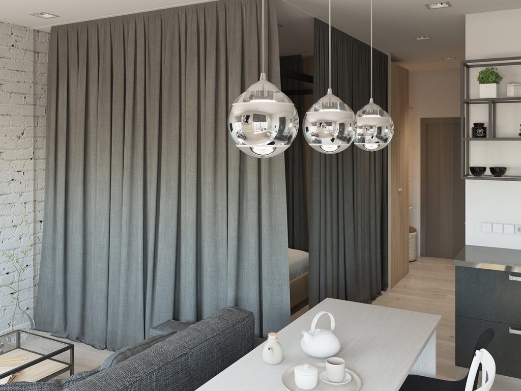 Studio Apartment Interior Design With Cute Decorating Ideas - RooHome