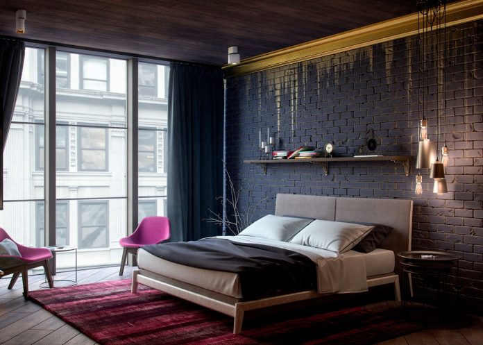 Bedroom Wall Texture Designs Looks So Fancy - RooHome