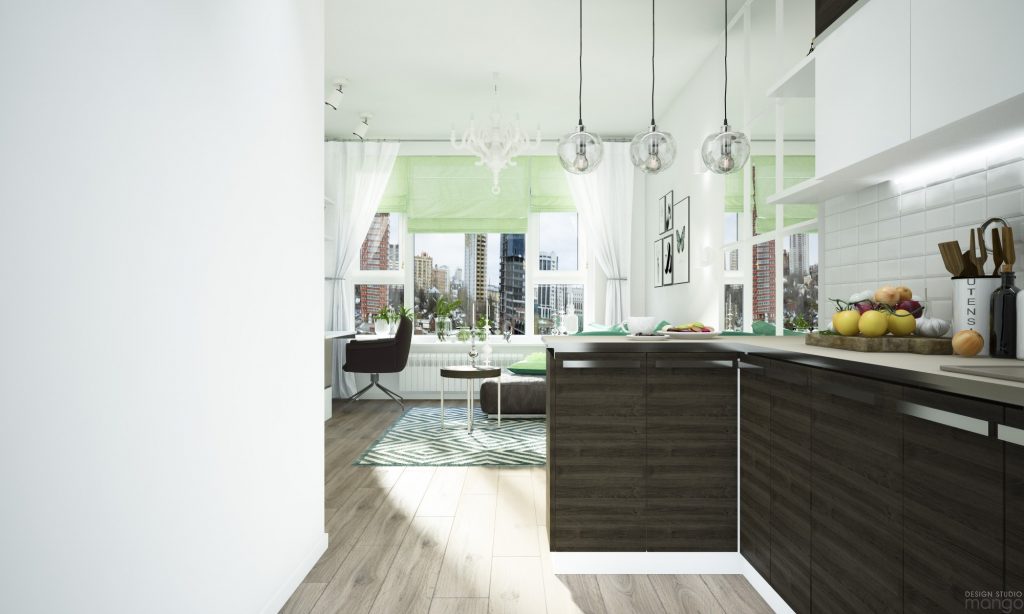 Gorgeous Studio Apartment Design With Beautiful and Perfect Decorating ...