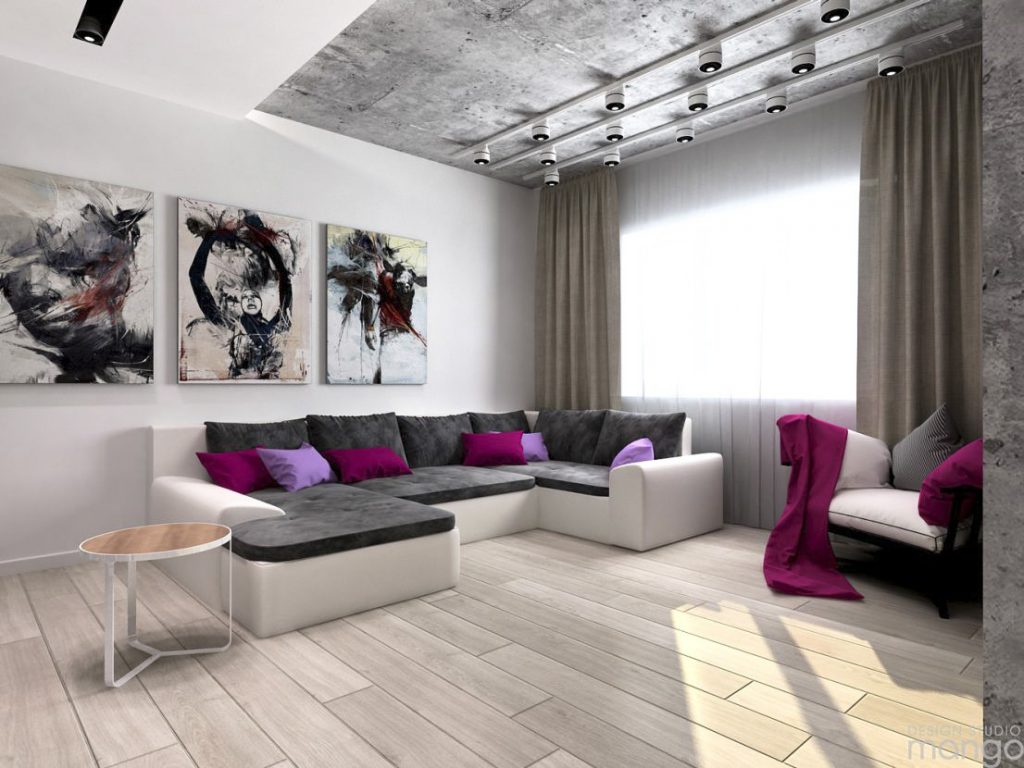 Luxury Apartment Design Arranged With Open Plan and Awesome Decorating ...