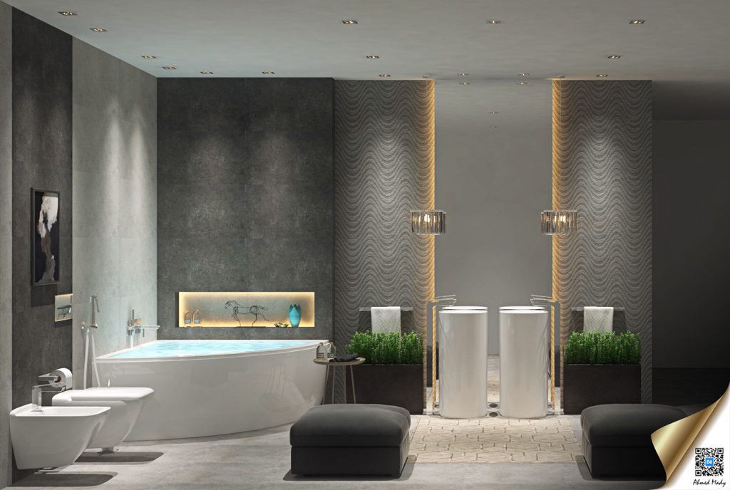 Brilliant Tips How To Arrange Bathroom Design Ideas With Luxury and ...