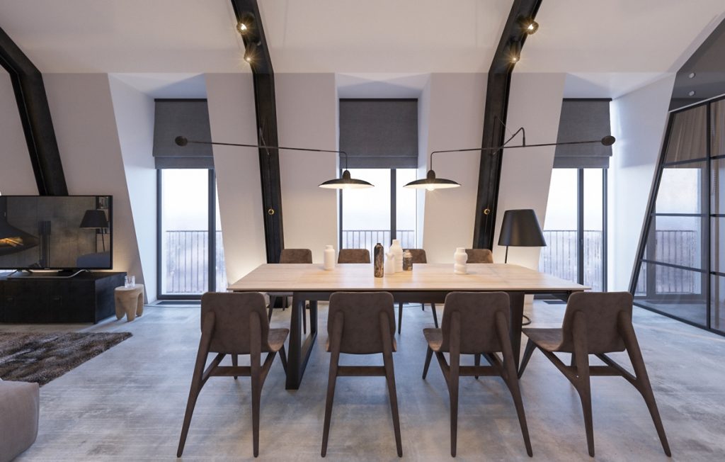 Contemporary home interior design show modern features which bring out ...