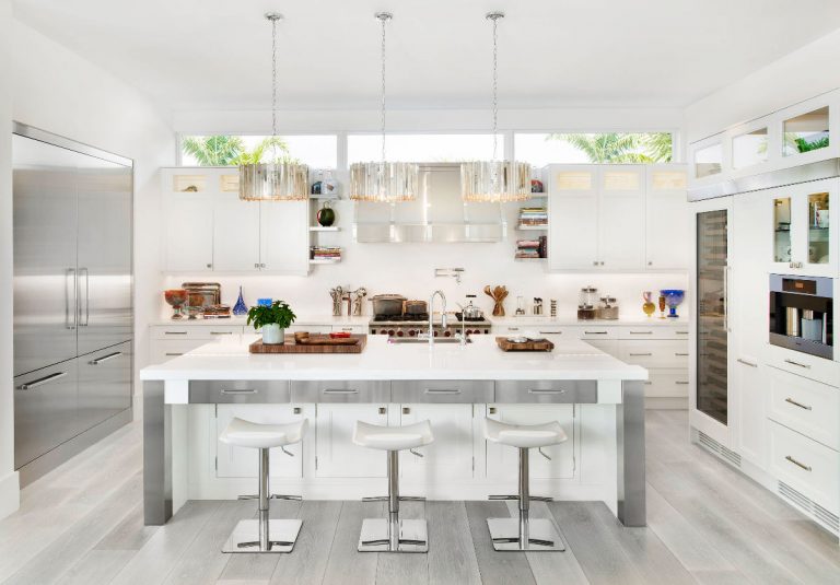 Variety of best white kitchen designs arranged with contemporary and ...