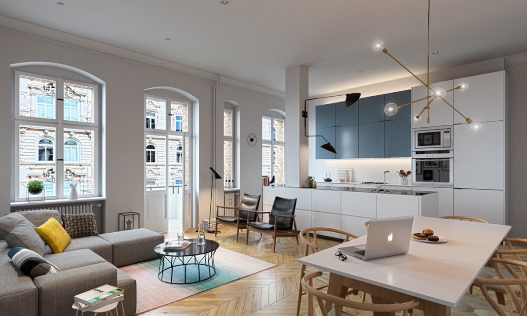 The Best Open Plan Interior Designs Which Applied With Fashionable and ...