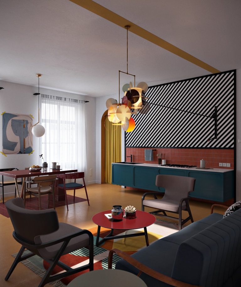 3 Amazing Studio Apartments Which Create With Interesting Accent and ...