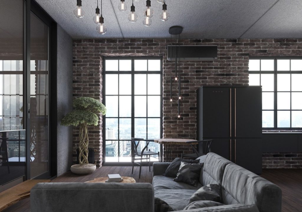 Chic Small Studio Apartment Use a Space Splendidly To Make It Looks ...