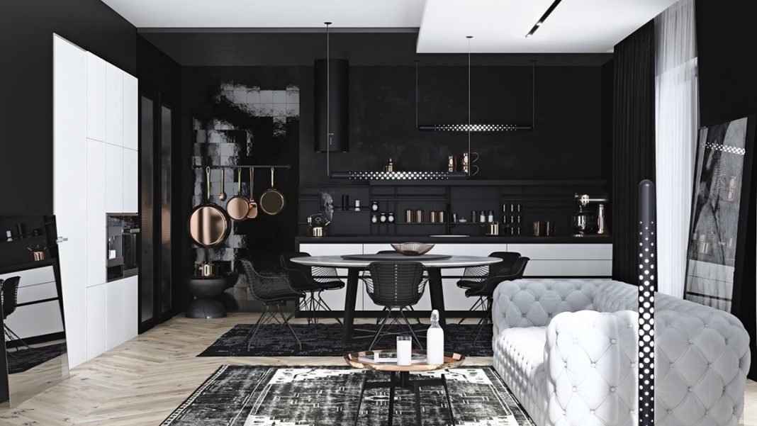 Stylish Simple Home Design with Monochrome Color Schemes - RooHome