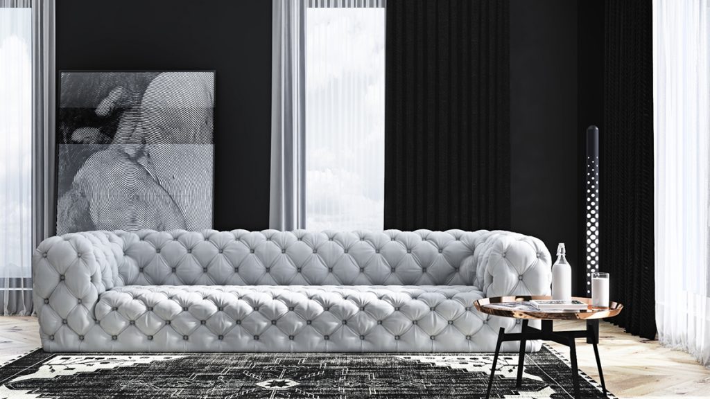 Stylish Simple Home Design with Monochrome Color Schemes - RooHome