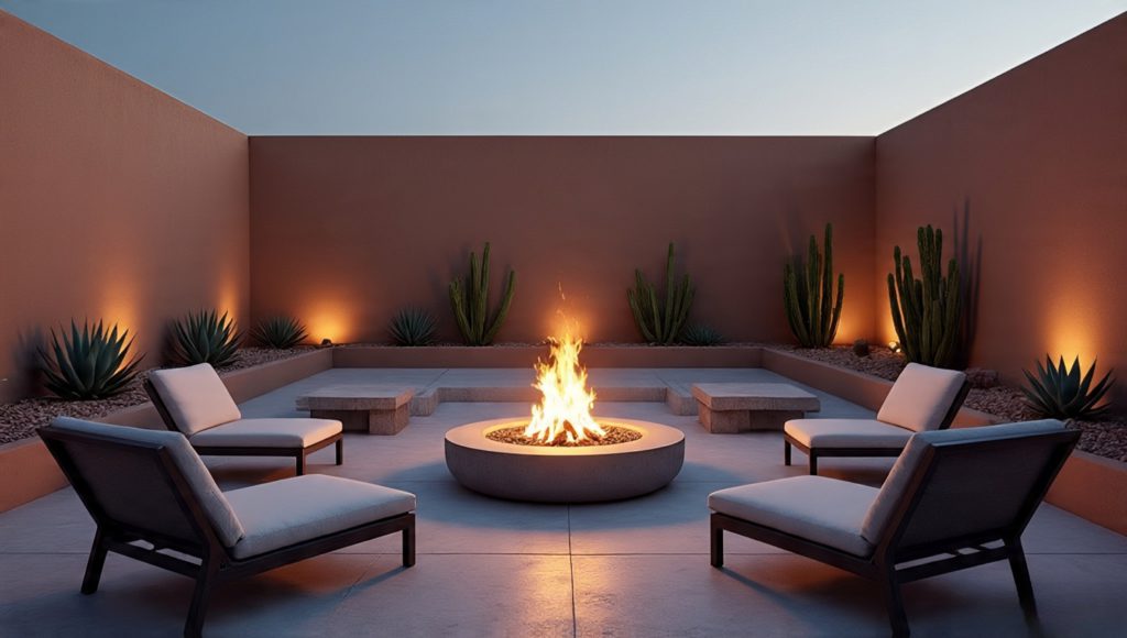 How to Build a Fire Pit Oasis with Southwestern Flair - RooHome